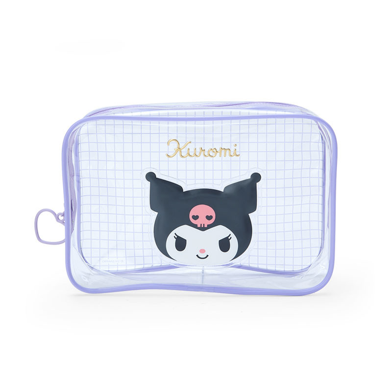 Sanrio Clear PVC Grid Pouch - Kuromi – hihi