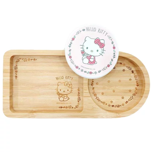 Sanrio Bamboo Tray & Coaster - Hello Kitty – hihi